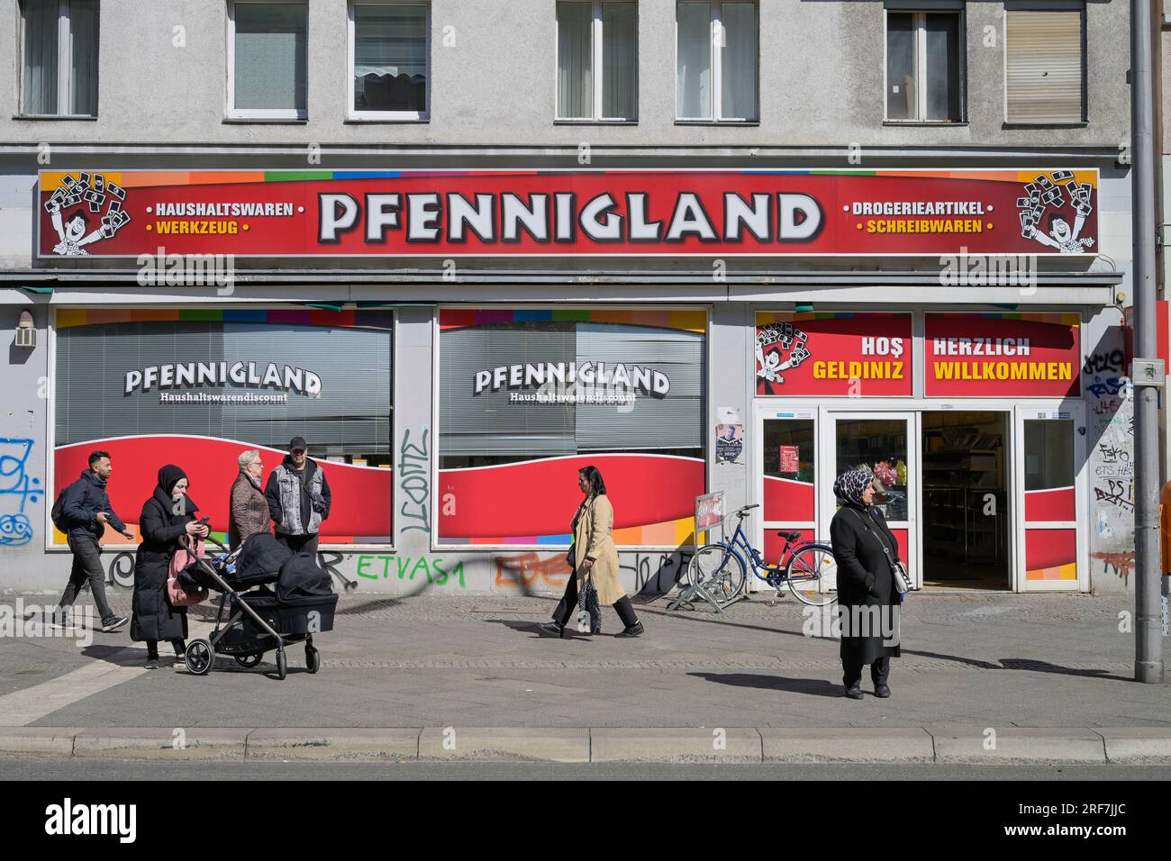 Ramschladen Pfennigland, Turmstraße, Moabit, Mitte, Berlin, Deutschland ...
