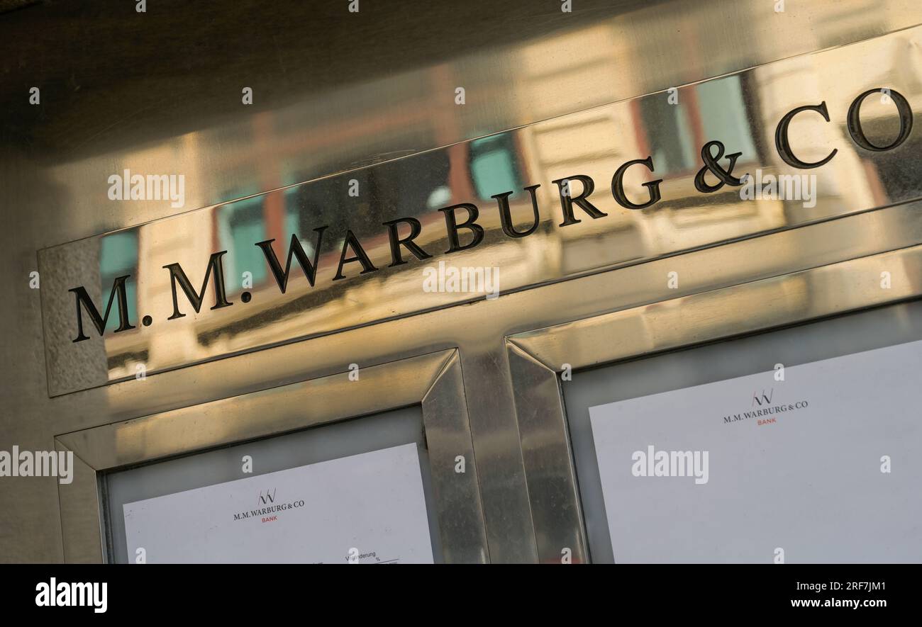 Warburg Bank, Ferdinandstraße, Alstertor, Hamburg, Deutschland Stock ...