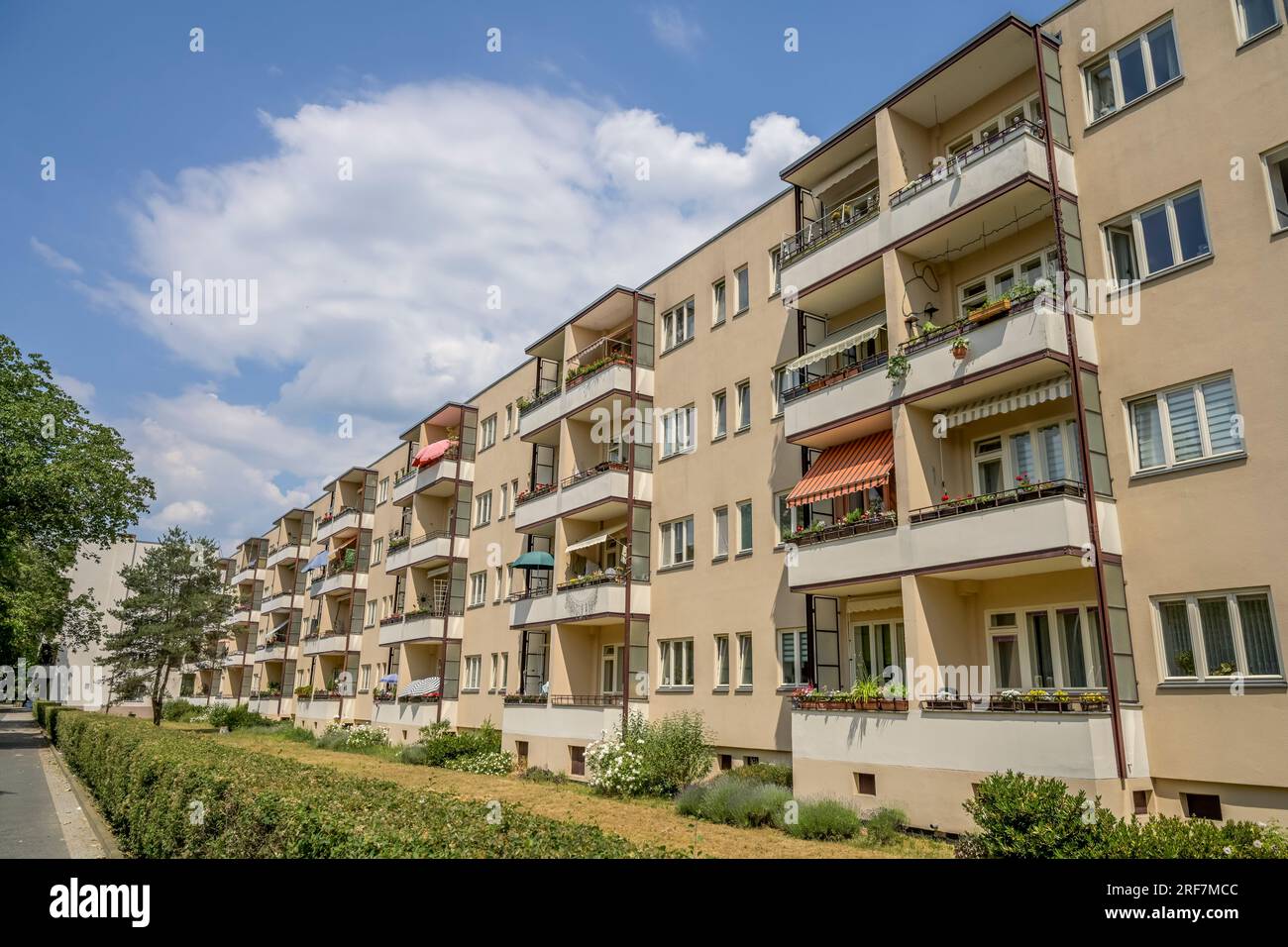 Wohnhäuser der Gewobag, Haselhorster Damm, Burscheider Weg, Haselhorst, Spandau, Berlin ...