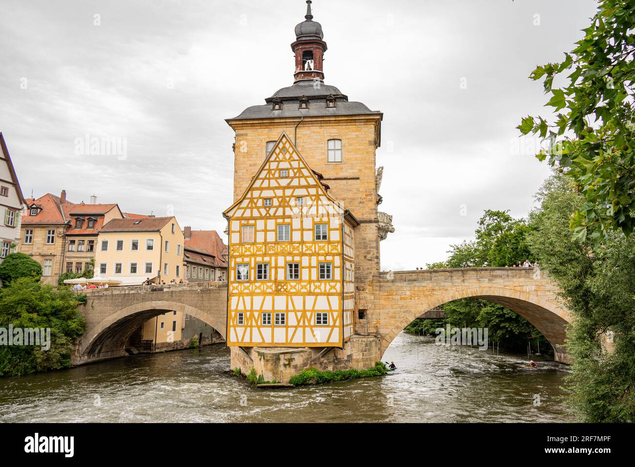 Bamberg, Germany - July 29, 2023: Das Alte Rathaus in Bamberg ...
