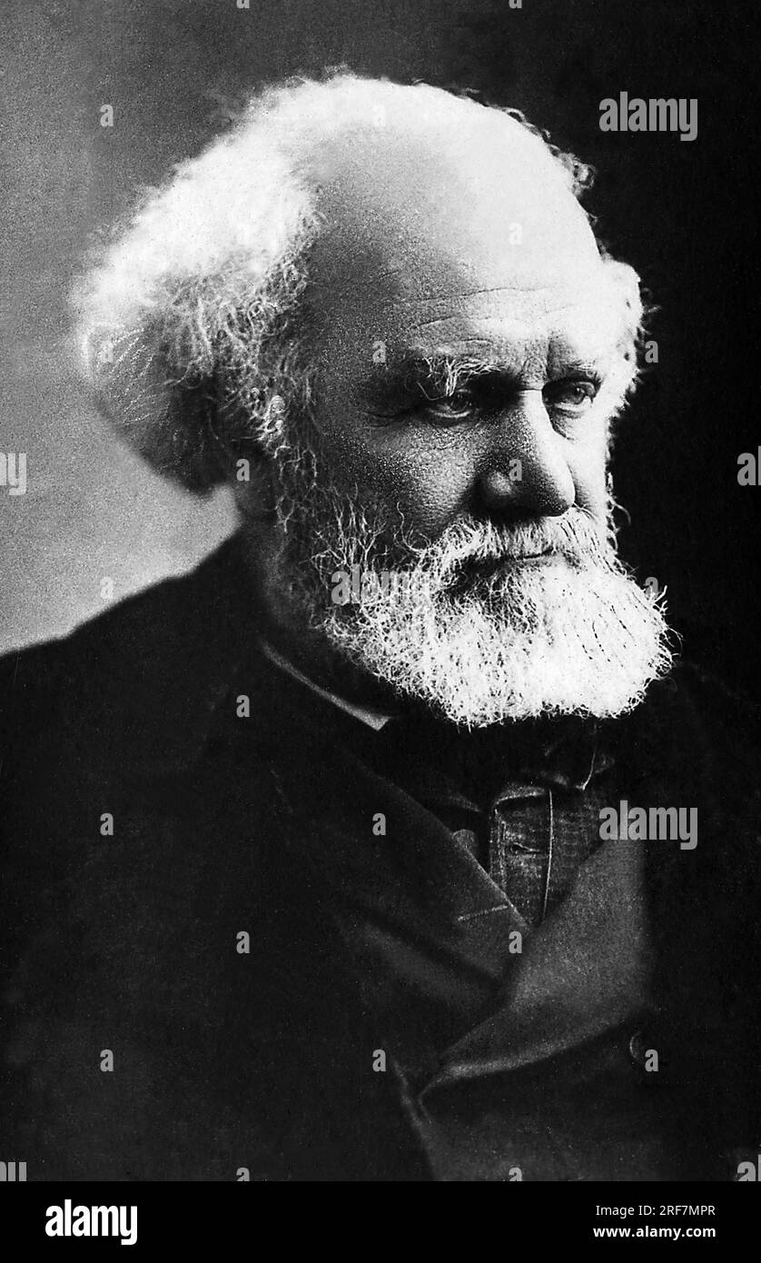 Portrait de Jules Janssen (1824-1907), physicien et astronome francais ...