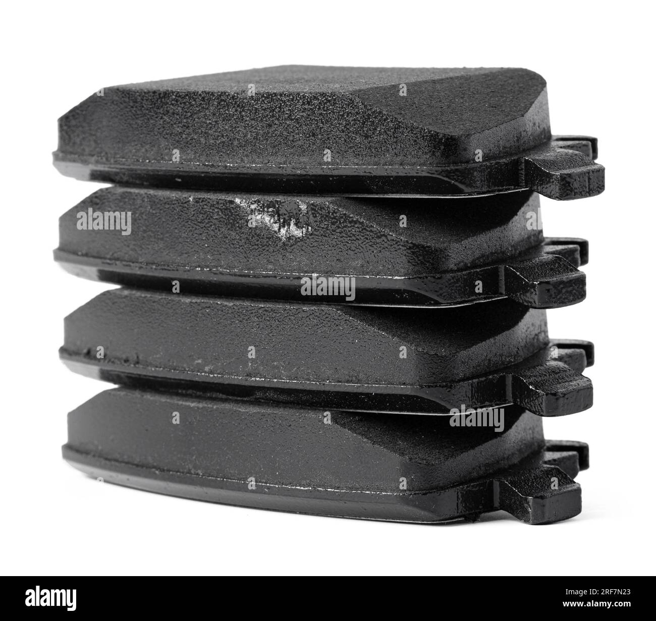 New auto brake pads isolated on white background Stock Photo - Alamy