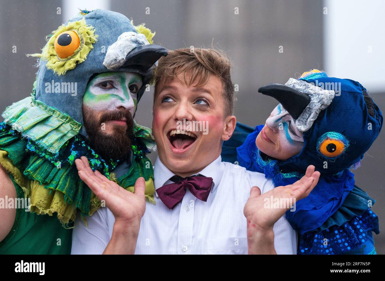 Performers (left to right) Jared Shanks, Toffy Paulweber and Lisa ...