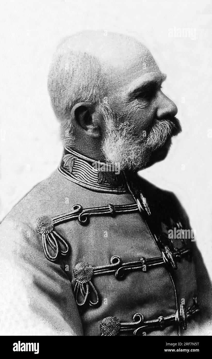 Portrait de Francois-Joseph (Francois Joseph) Ier d'Autriche (1830-1916 ...