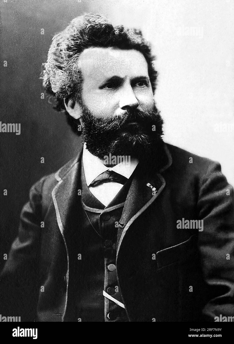 Portrait de Camille Flammarion (1842-1925), astronome et journaliste ...