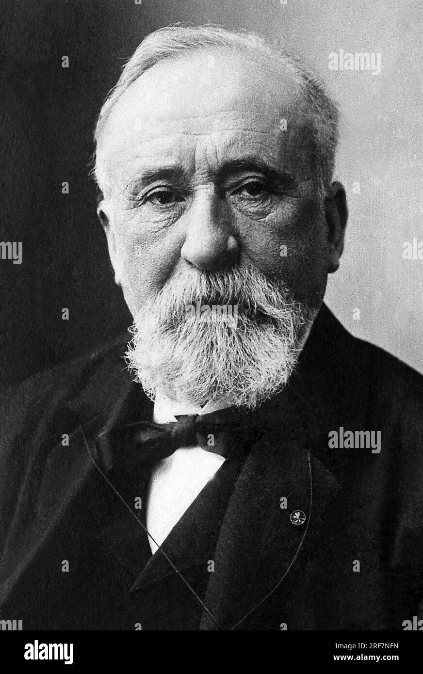 Portrait de Pierre Puvis de Chavannes (1824-1898), peintre symboliste ...