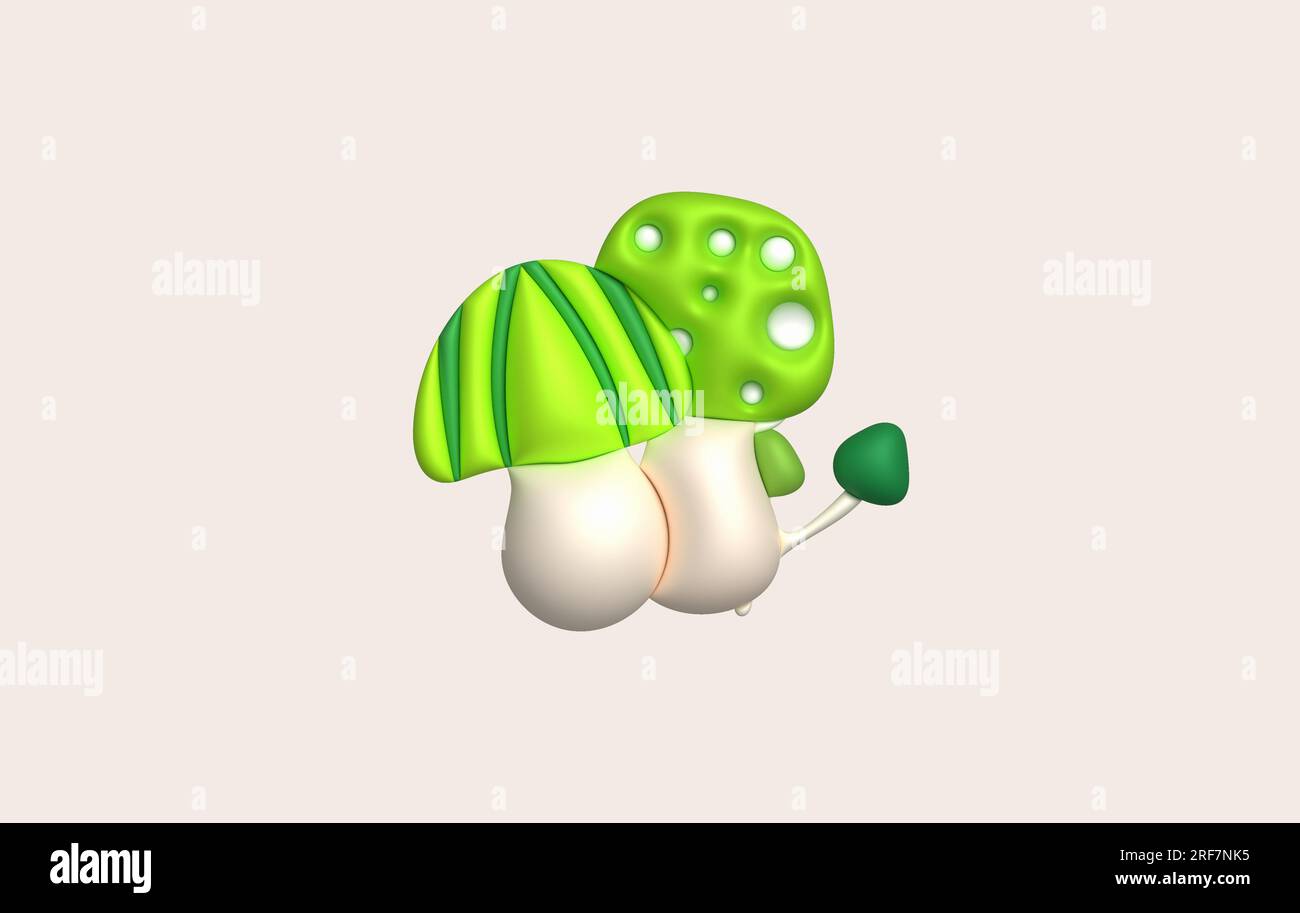 Big mushroom Stock Vector Images - Alamy