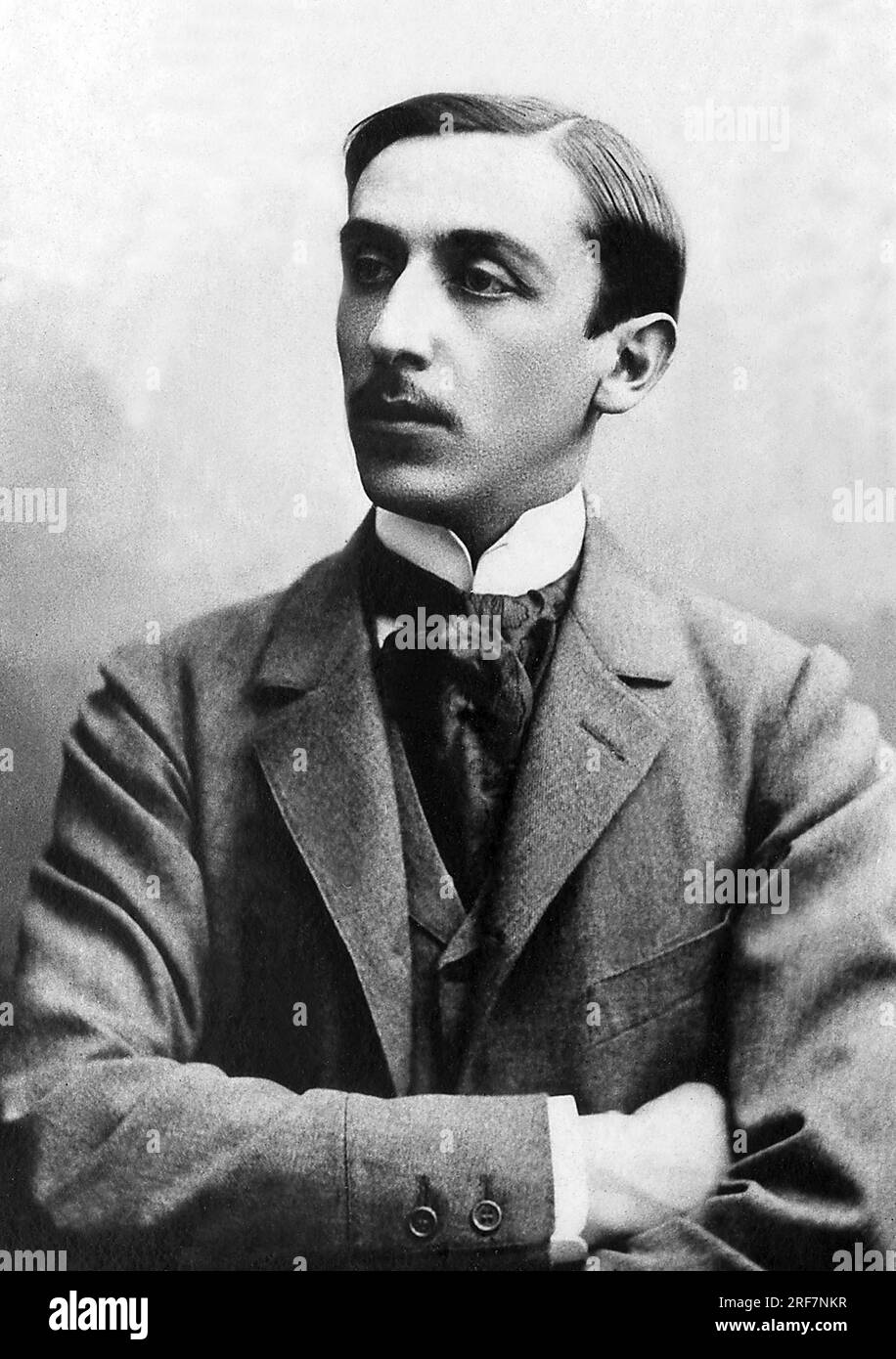 Portrait de Maurice Barres (1862-1923), essayiste, romancier et homme ...