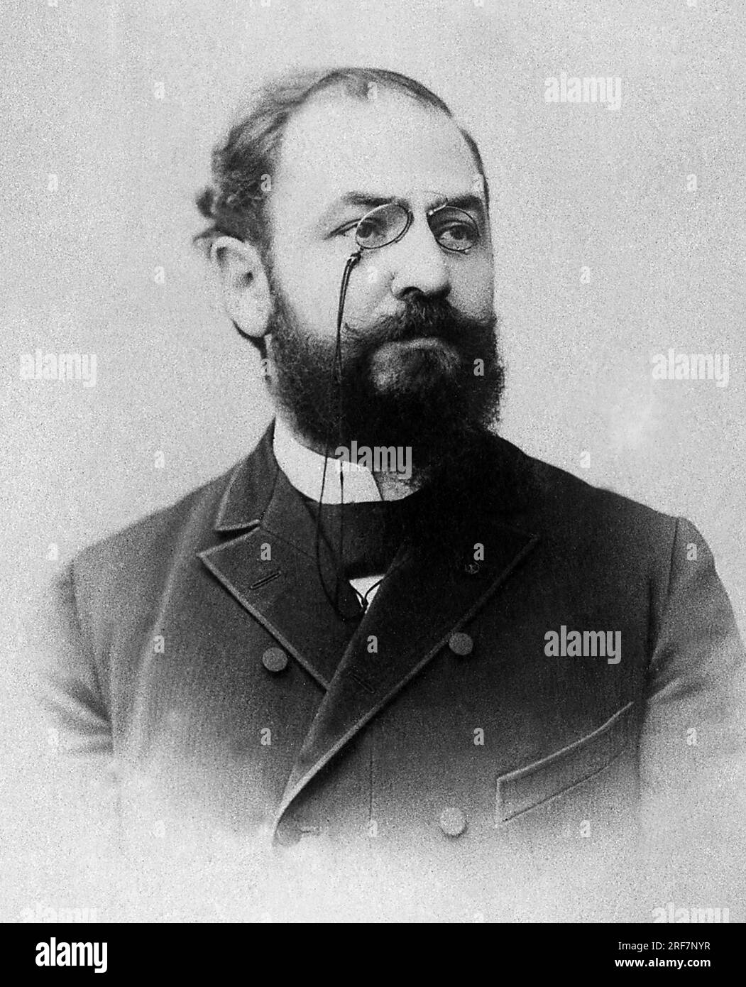 Portrait de Leon Bourgeois (1851-1925), homme politique francais Stock ...