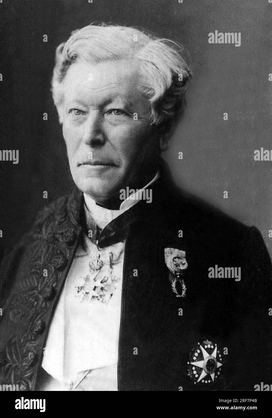 Portrait de Herve Auguste Faye (1814-1902), astronome francais Stock ...