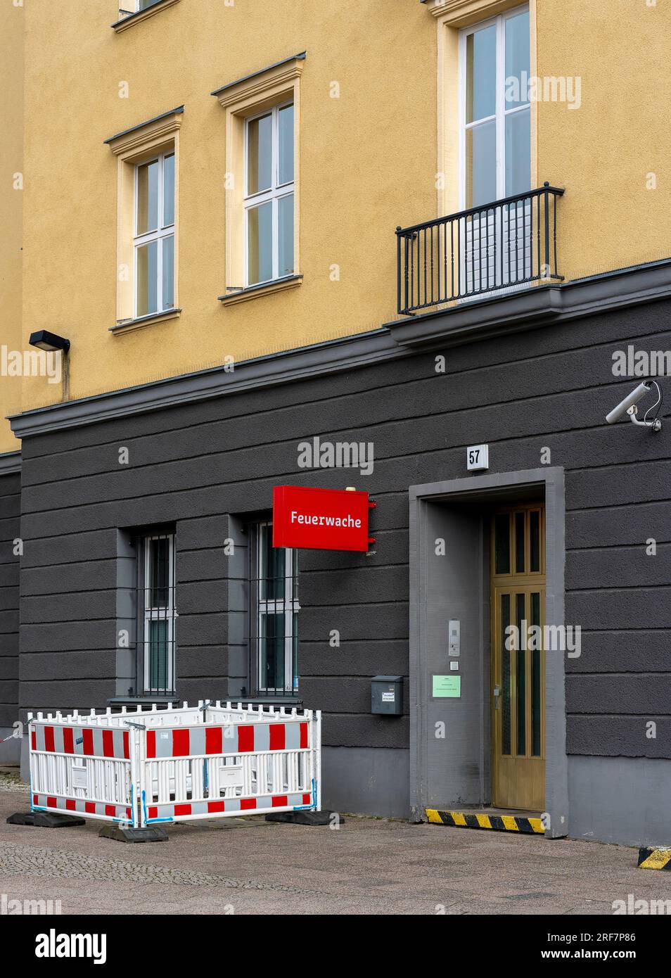 Entrance To A Fire Station, Berlin, Germany Stock Photo - Alamy