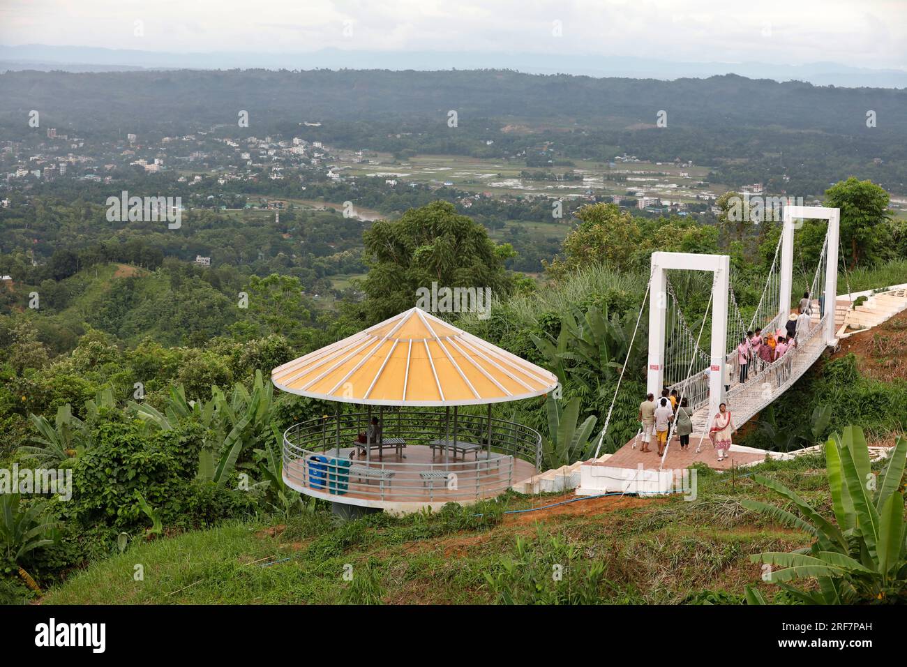 Khagrachhari, Bangladesh - July 24, 2023: The Bird's-eye view of ...