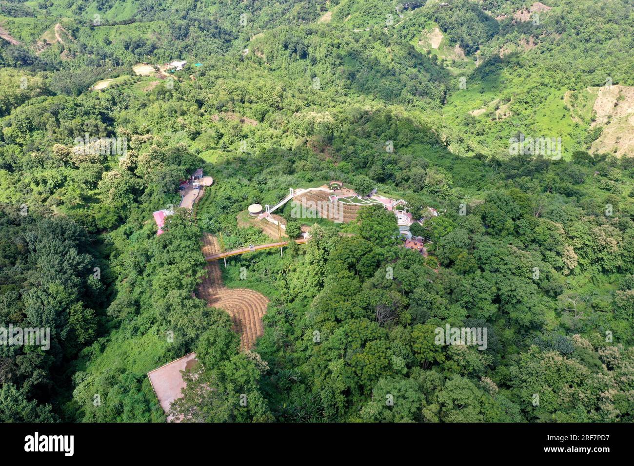 Khagrachhari, Bangladesh - July 24, 2023: The Bird's-eye view of ...