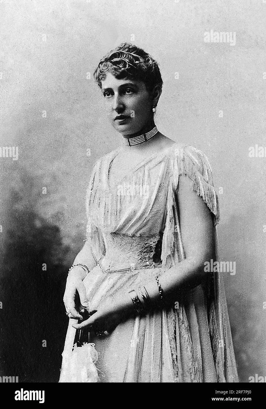 Portrait de Marie Alice Heine, (1858-1925), Princesse de Monaco, seconde epouse du Prince Albert ...