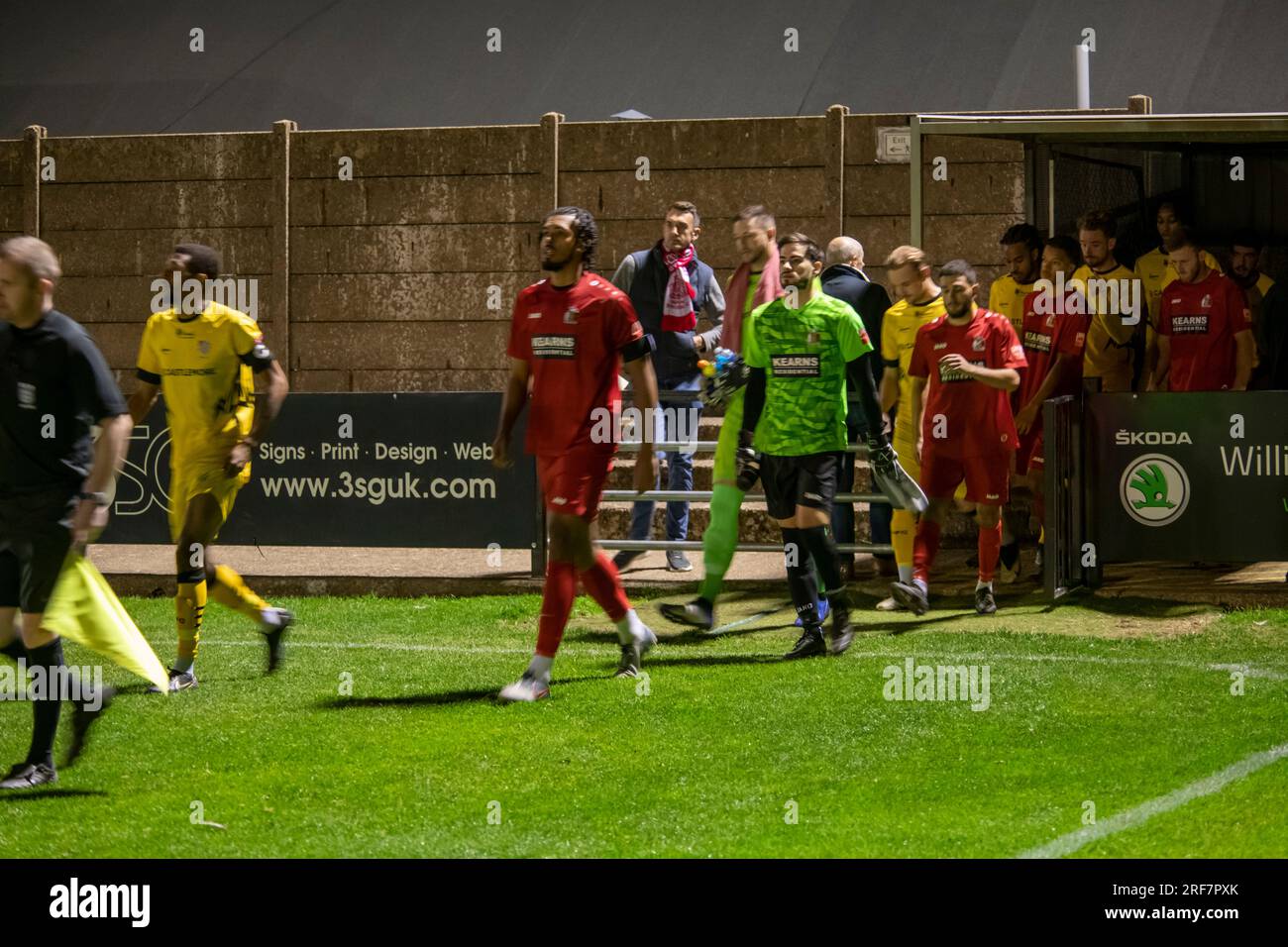Harrow FC football club, match at Harrow grounds Stock Photo - Alamy