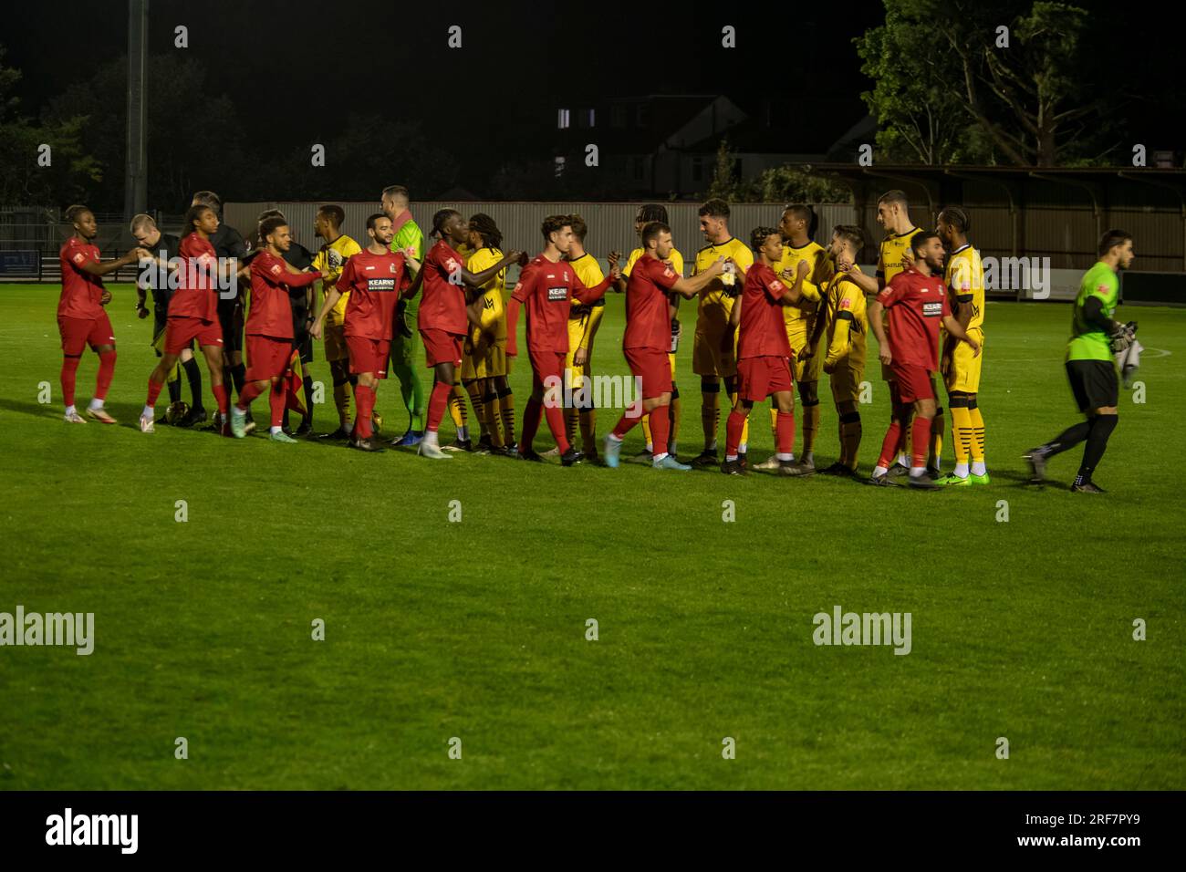 Harrow FC football club, match at Harrow grounds Stock Photo - Alamy