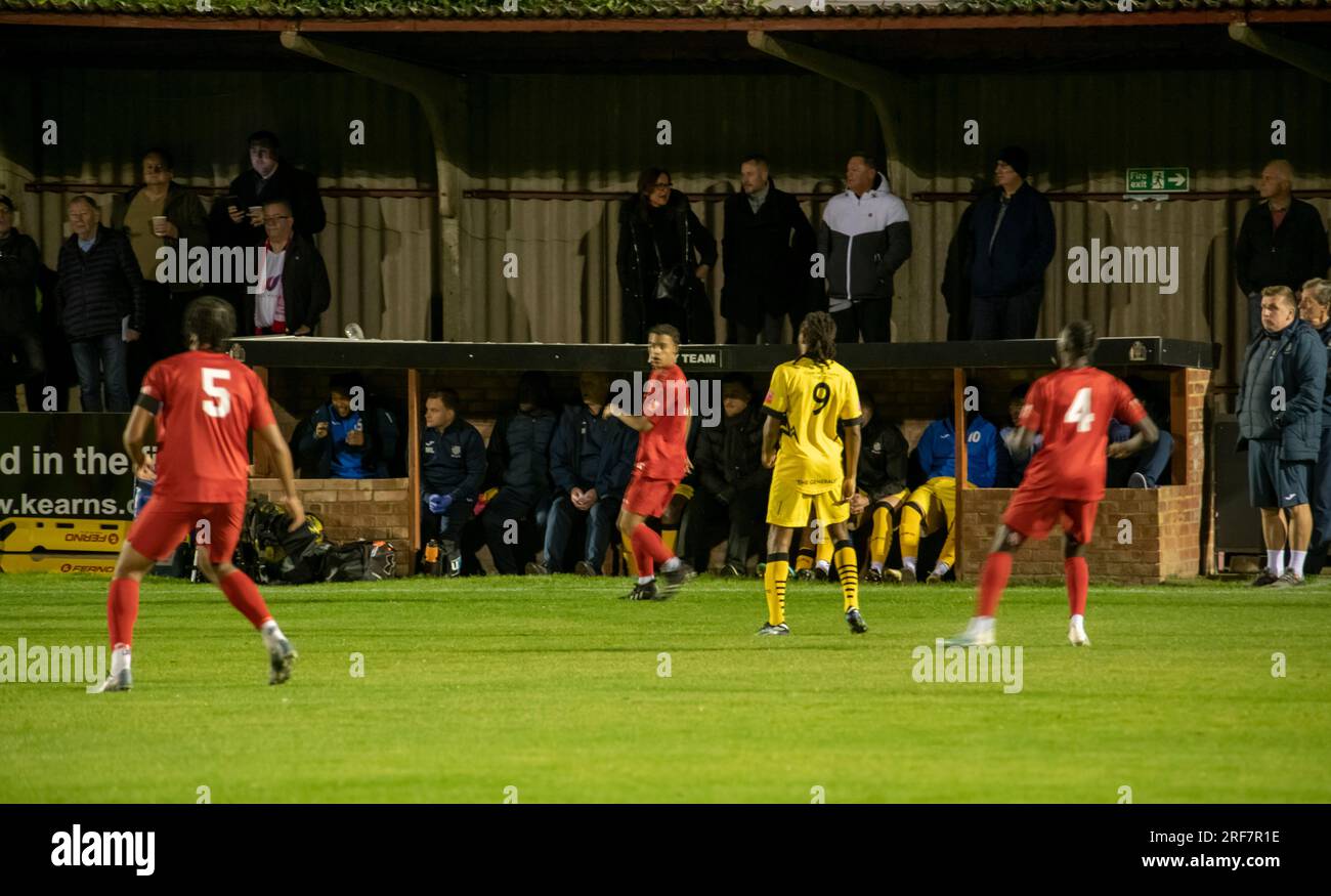 Harrow FC football club, match at Harrow grounds Stock Photo - Alamy