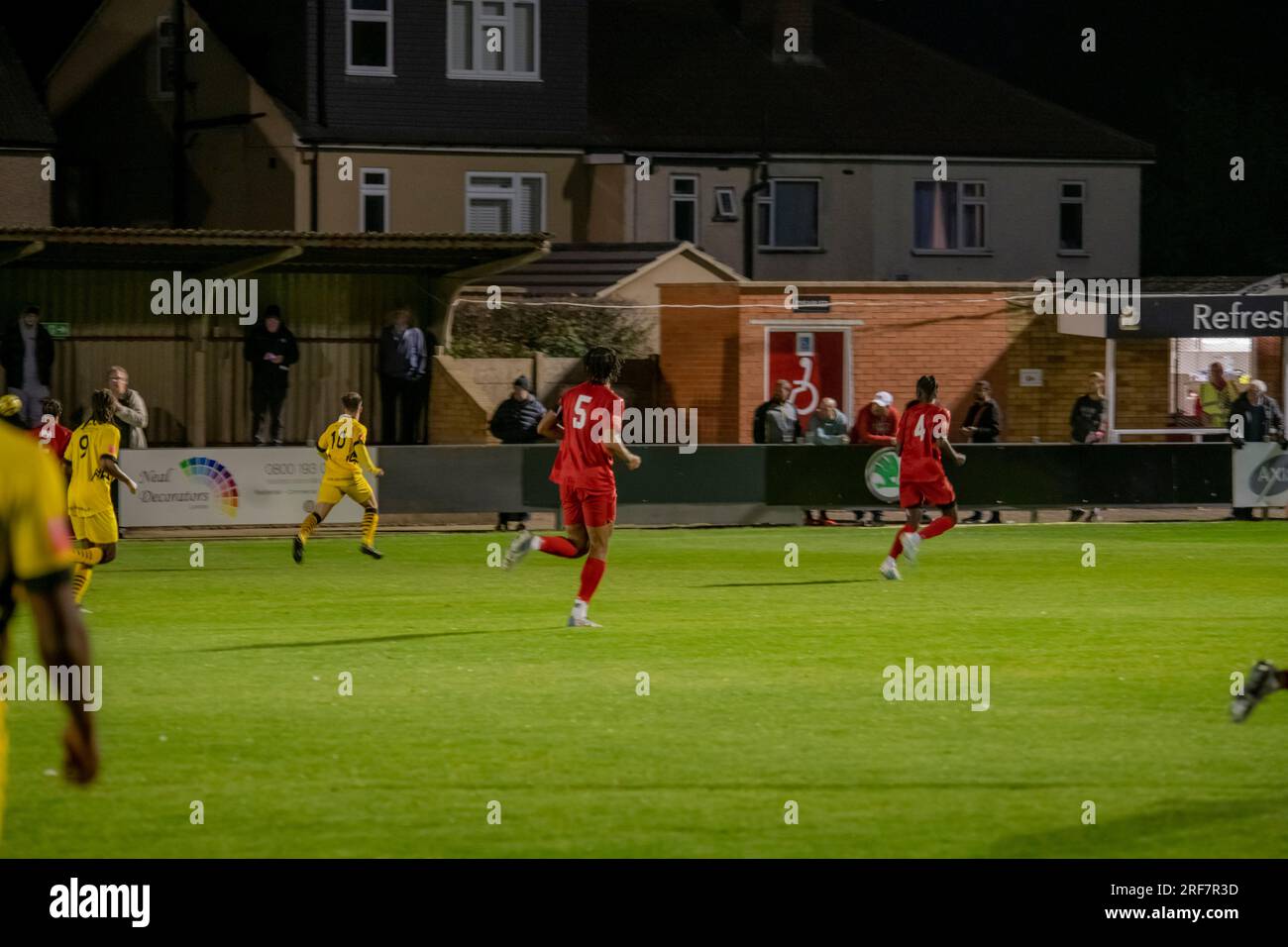 Harrow FC football club, match at Harrow grounds Stock Photo - Alamy