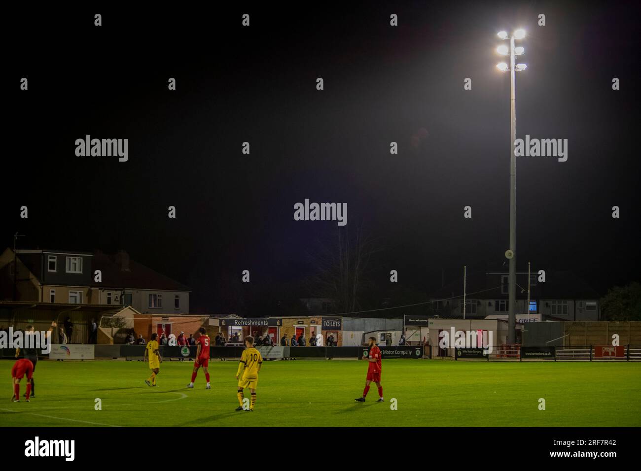 Harrow FC football club, match at Harrow grounds Stock Photo - Alamy