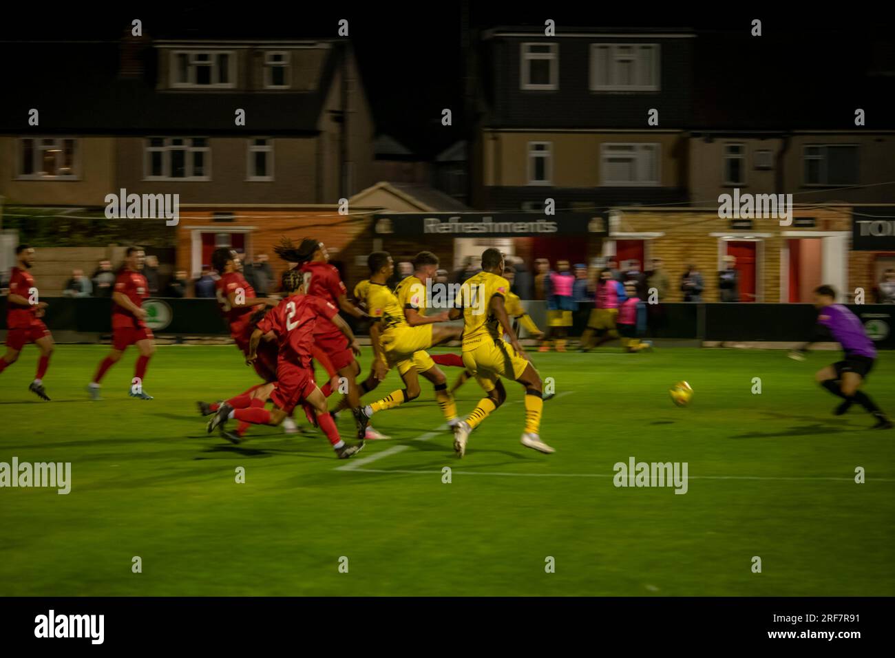 Harrow FC football club, match at Harrow grounds Stock Photo - Alamy