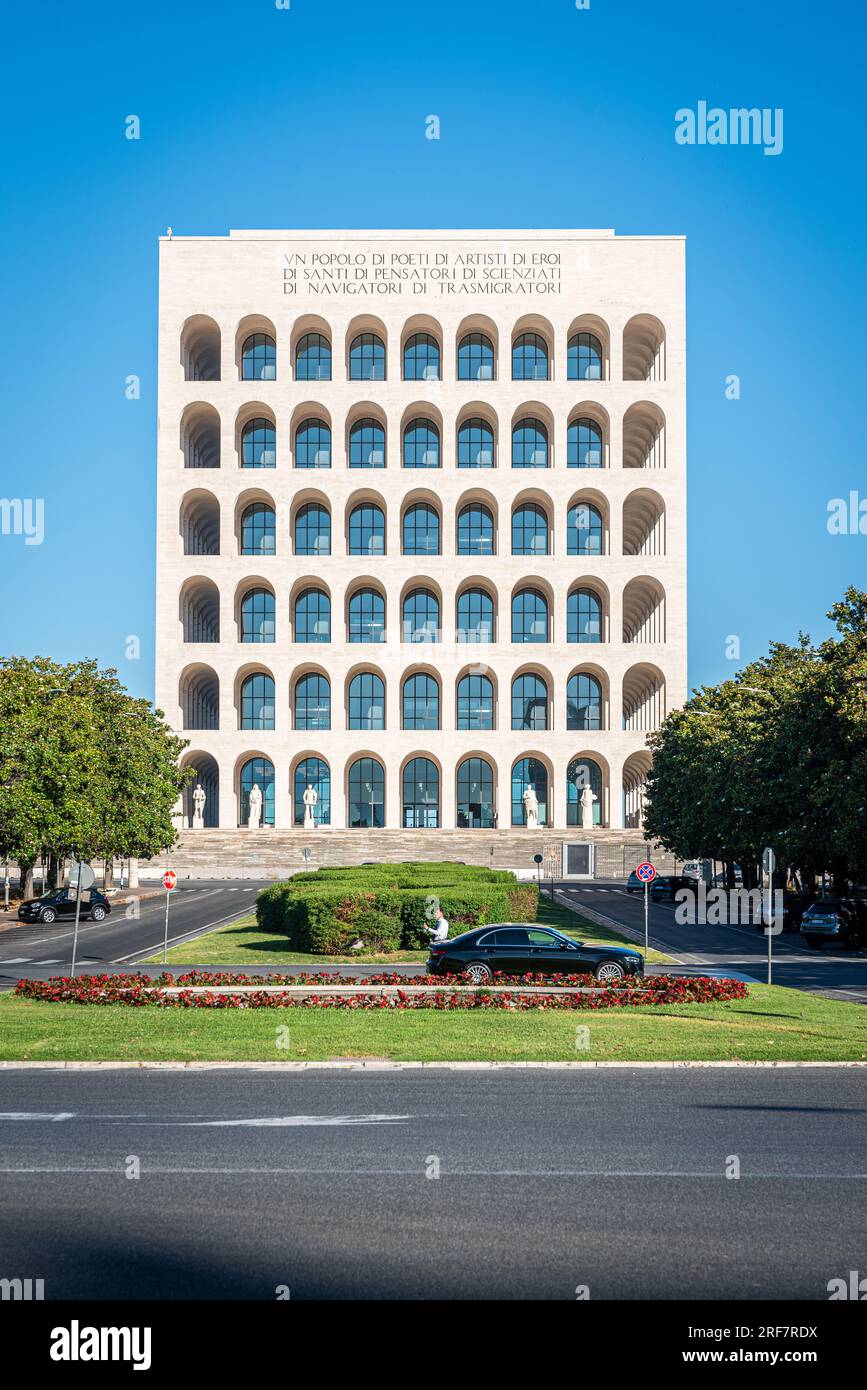 The Palace of Italian Civilization, known as Il Palazzo della Civiltà ...