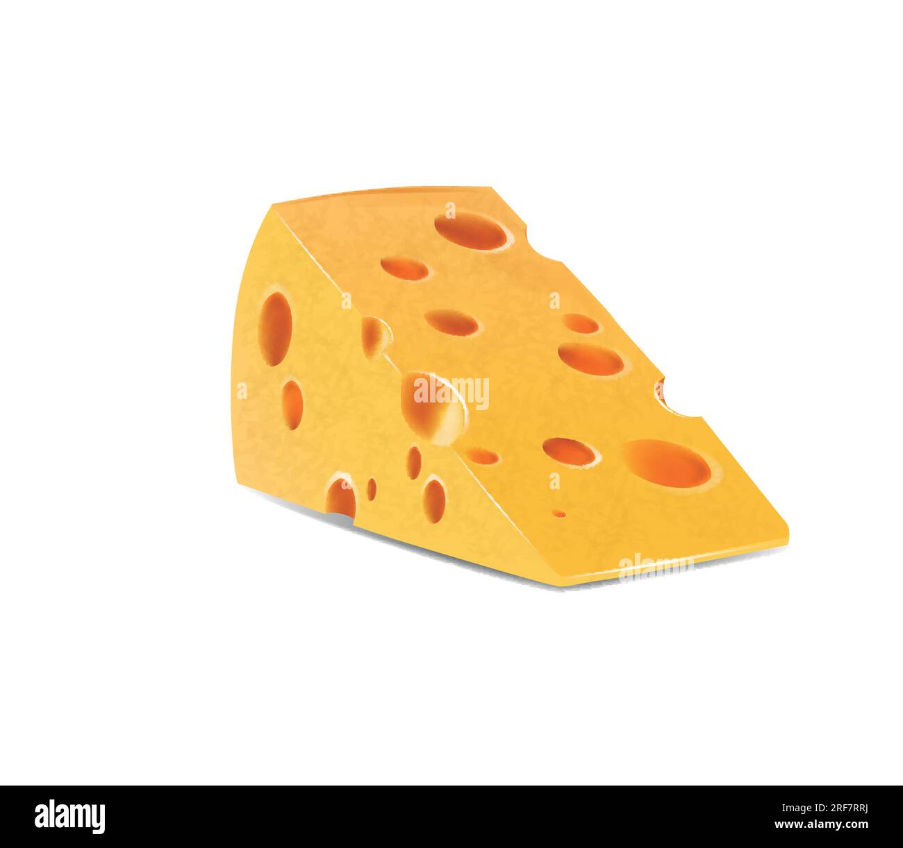 Cheddar cheese block Stock Vector Images - Alamy