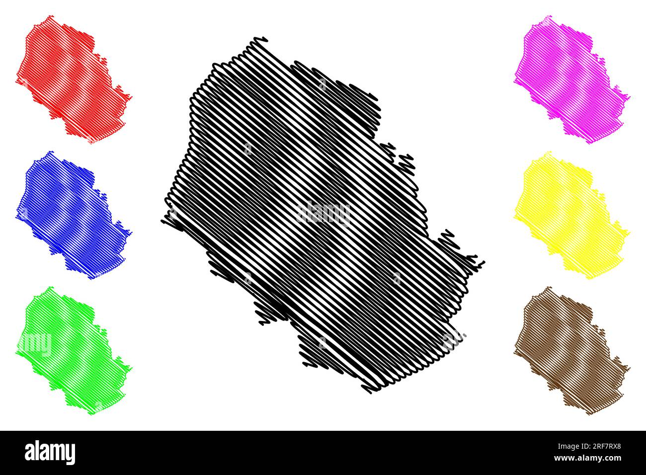 Runnymede vector map Cut Out Stock Images & Pictures - Alamy