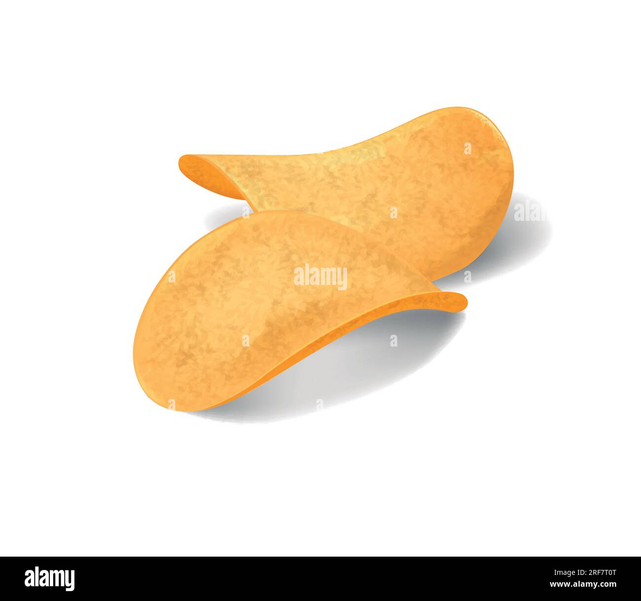 Background delicious potato chips Stock Vector Images - Alamy