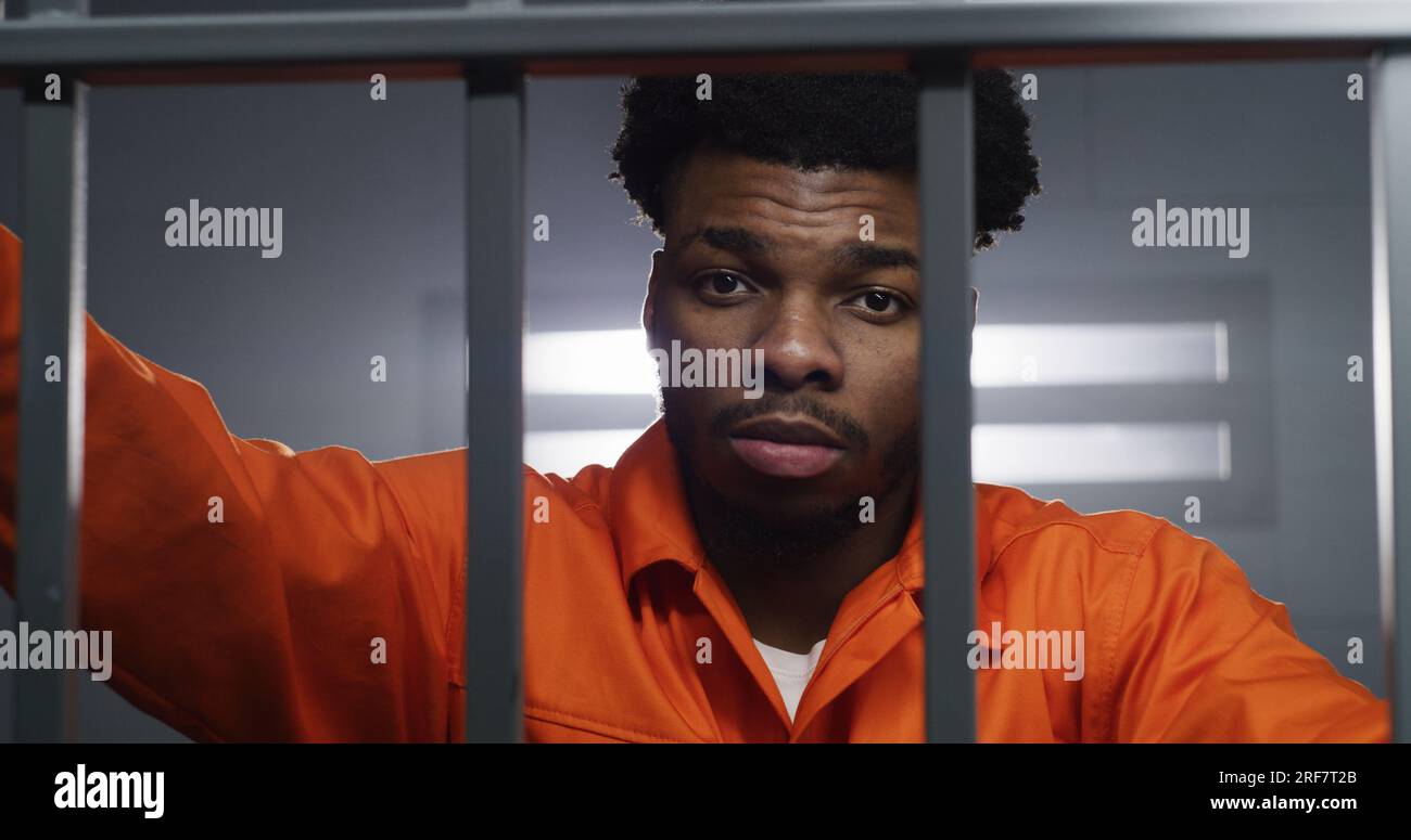 African american man jail cell hi-res stock photography and images - Alamy