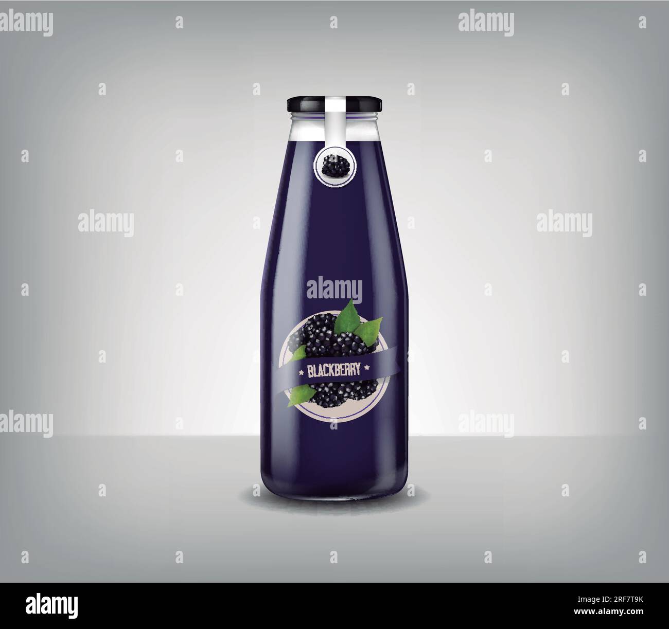 Blueberry bottle Stock Vector Images - Alamy