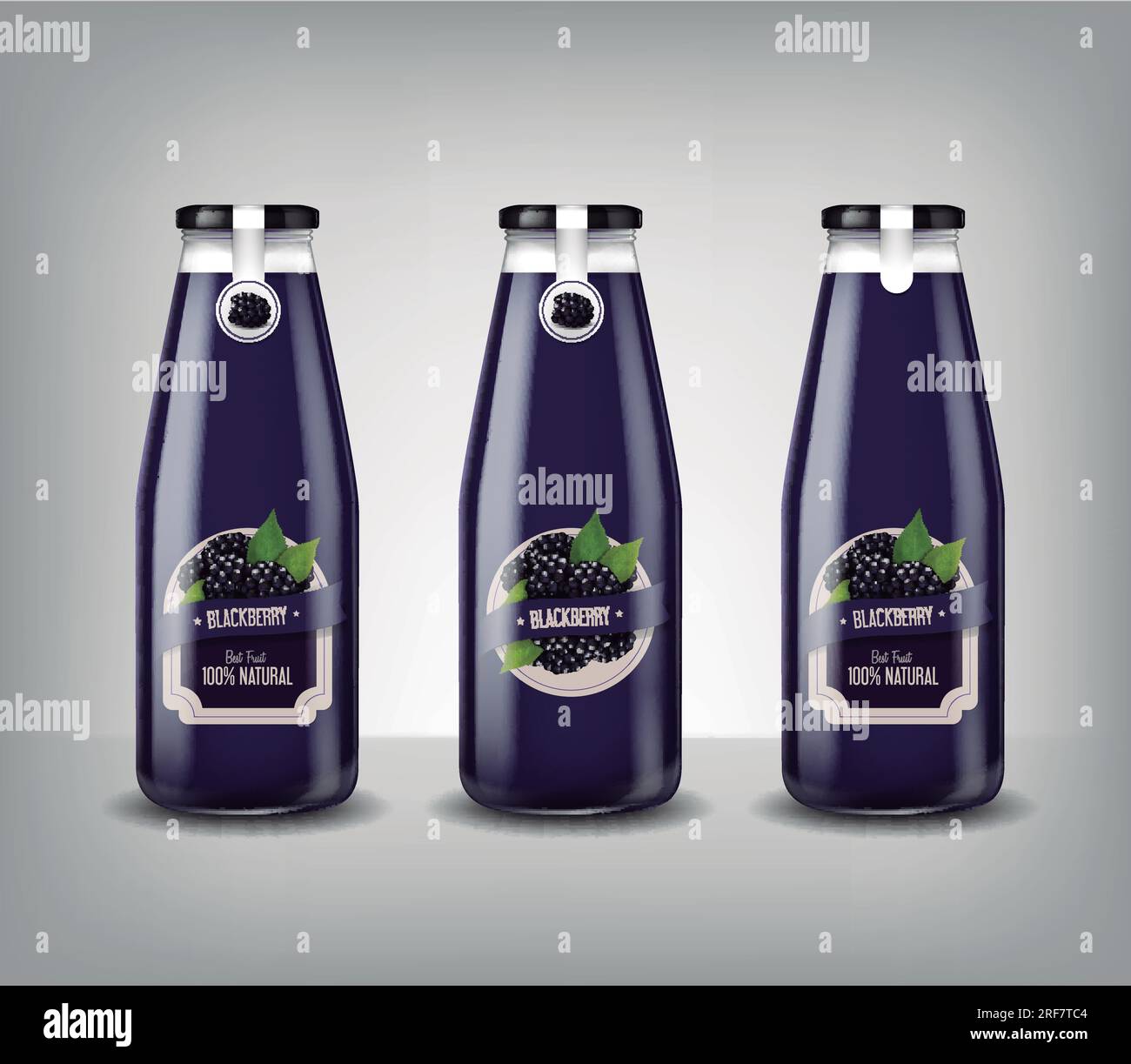 Fruit juice bottles bottle Stock Vector Images - Alamy