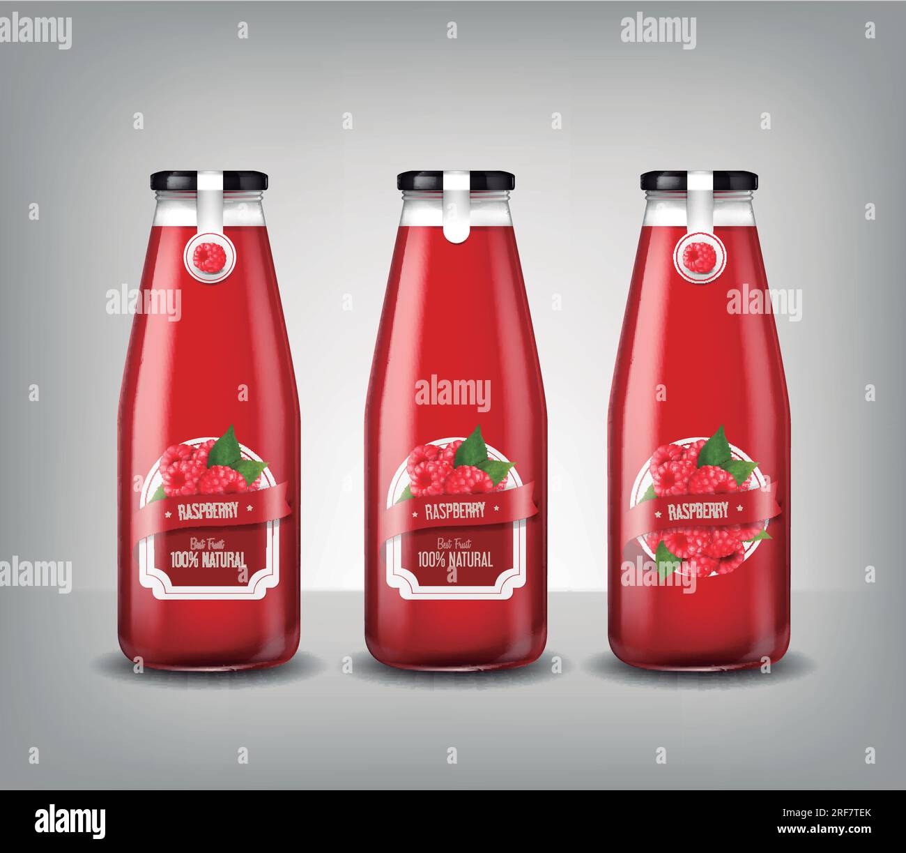 Raspberry Juice Stock Vector Images Alamy