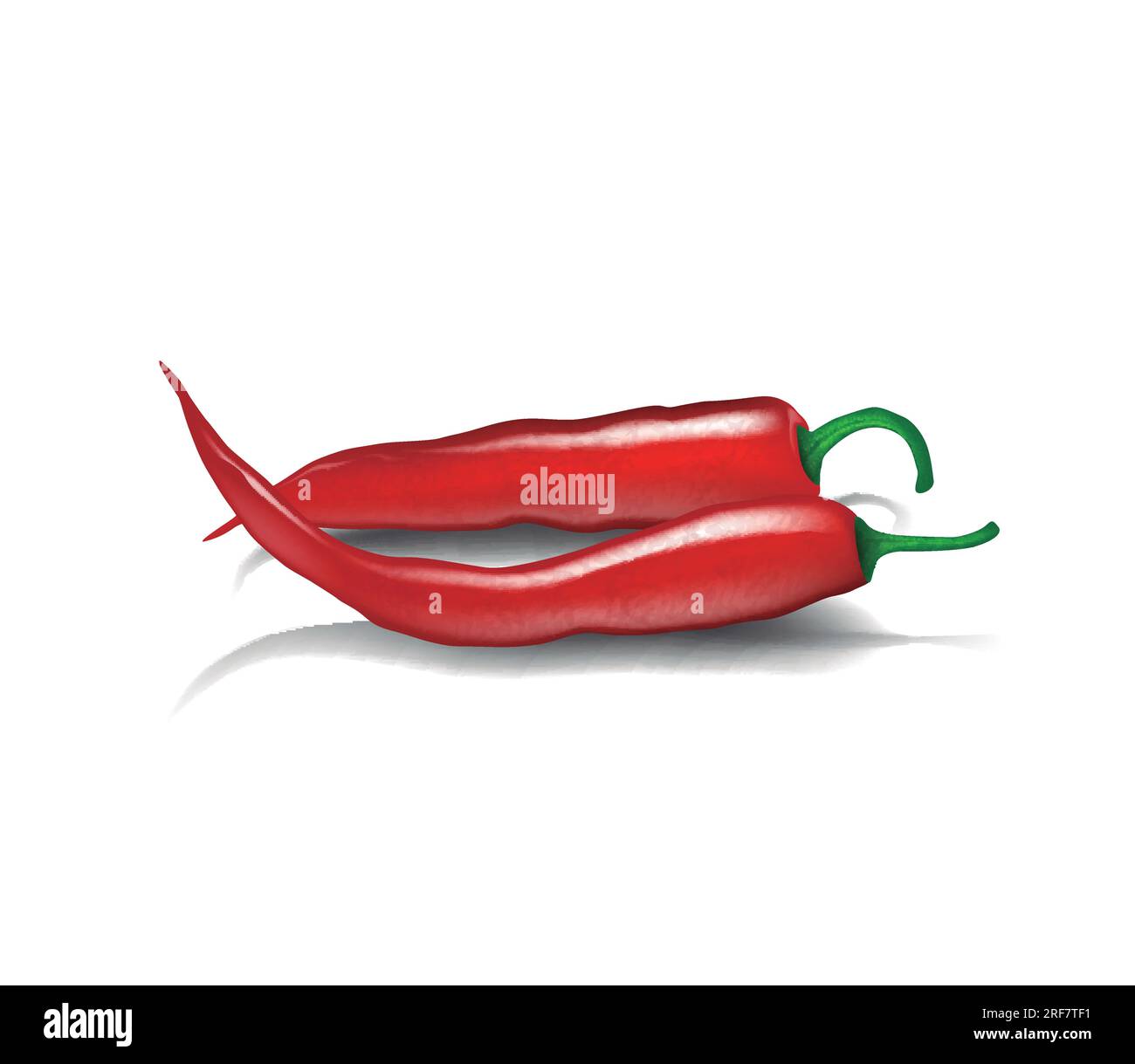 Chillis and peppers Stock Vector Images - Alamy
