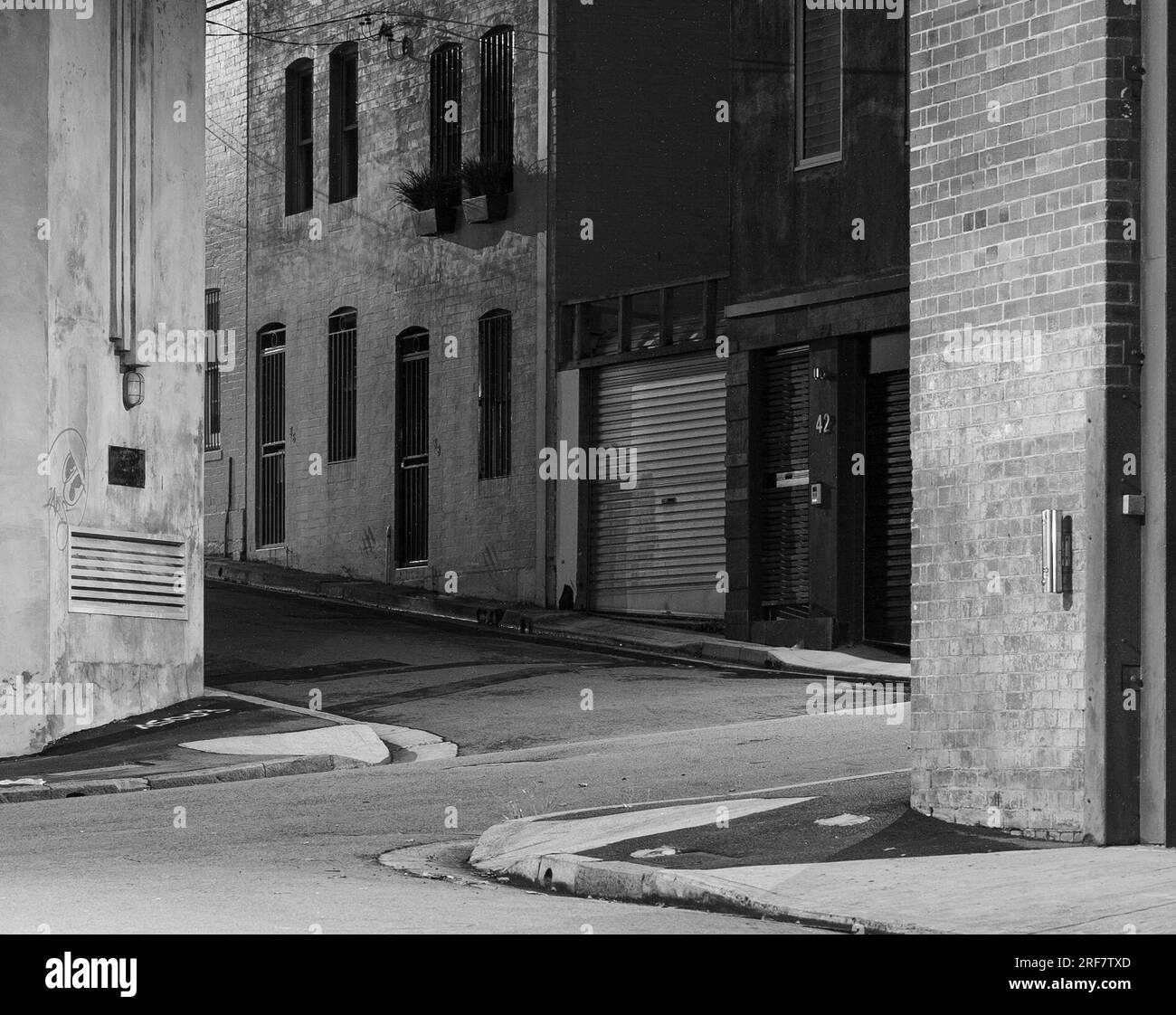 A night view of Little Riley Street in Surry Hills at its intersection ...