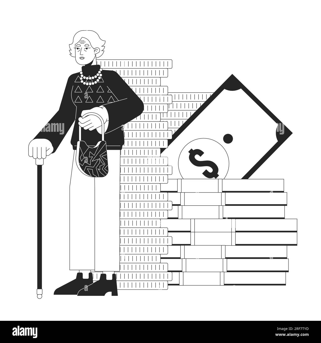 Drawing animation money bag icon hi-res stock photography and images ...