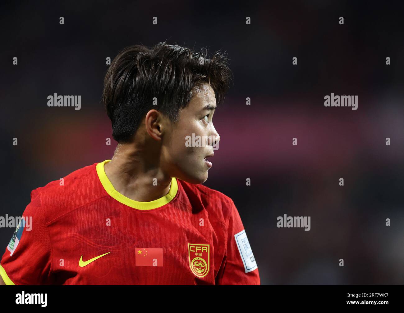 Adelaide, Australia. 1st Aug, 2023. China's Wang Shuang looks on during ...