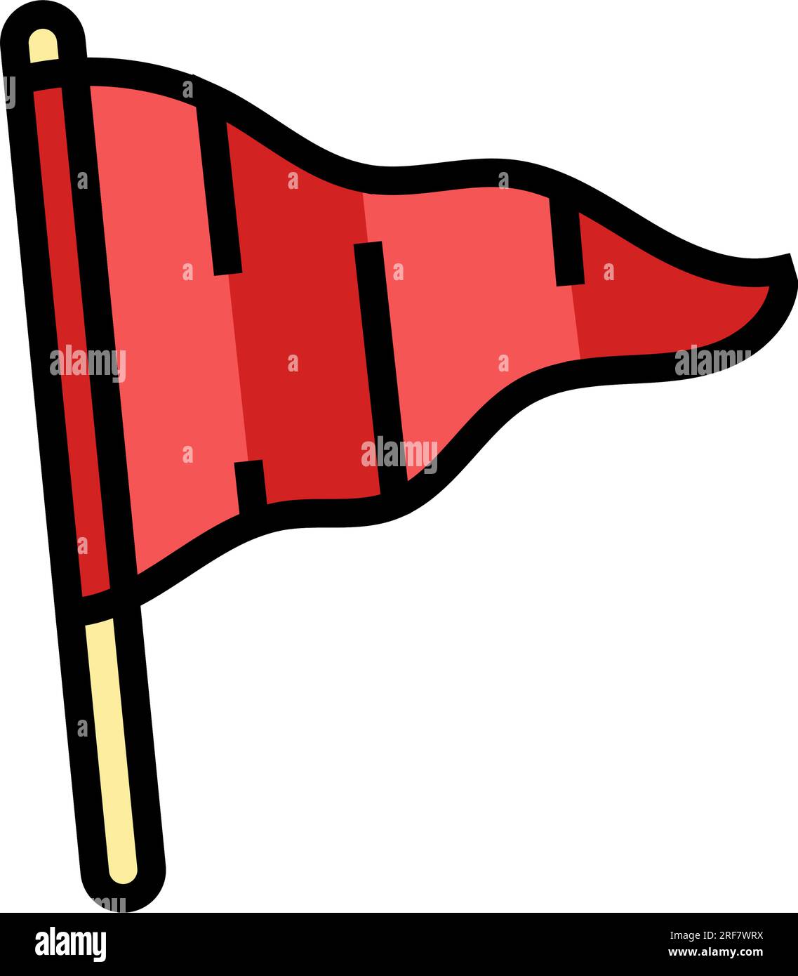 Red flag alert Stock Vector Images - Alamy