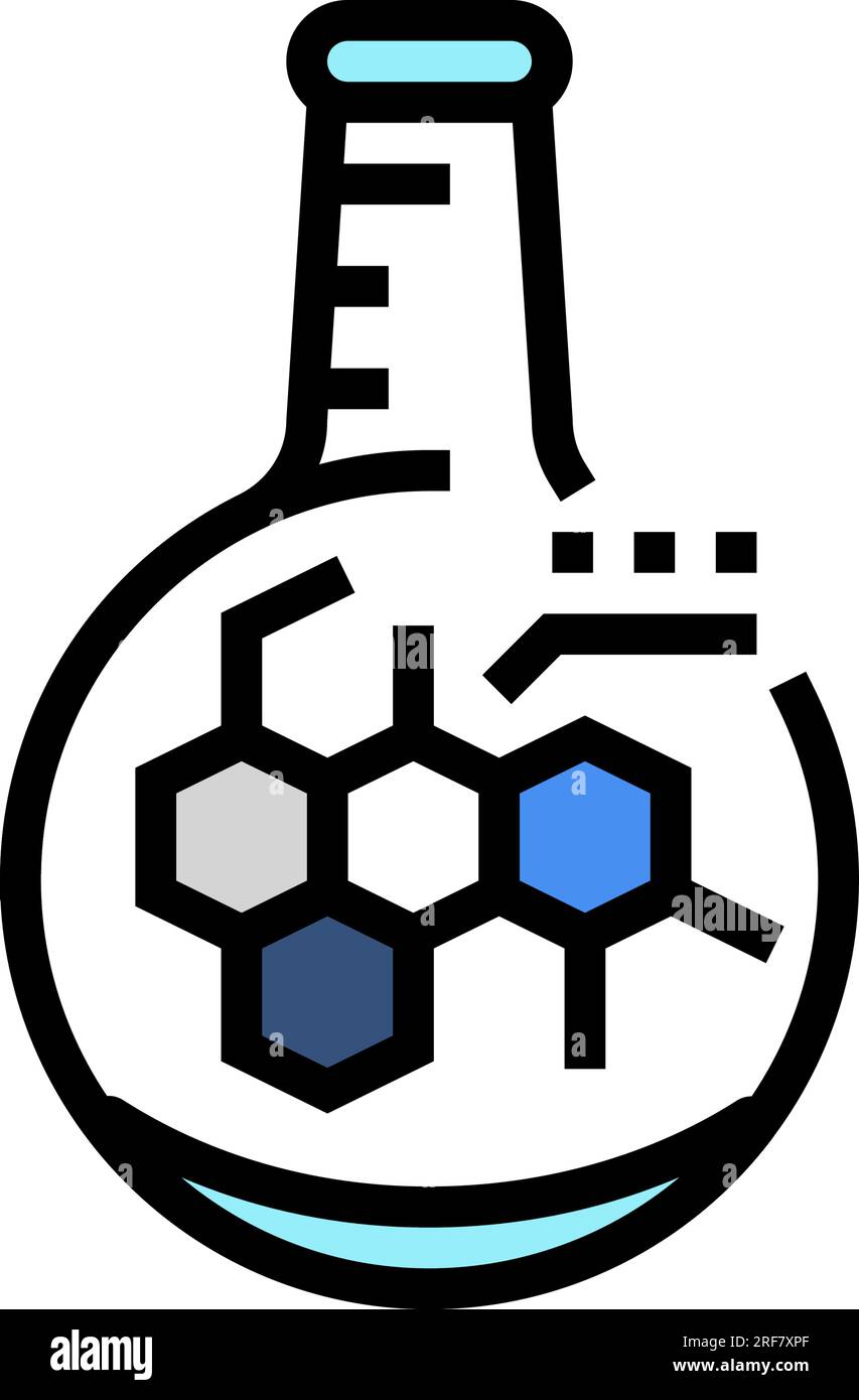 chemical synthesis engineer color icon vector illustration Stock Vector ...