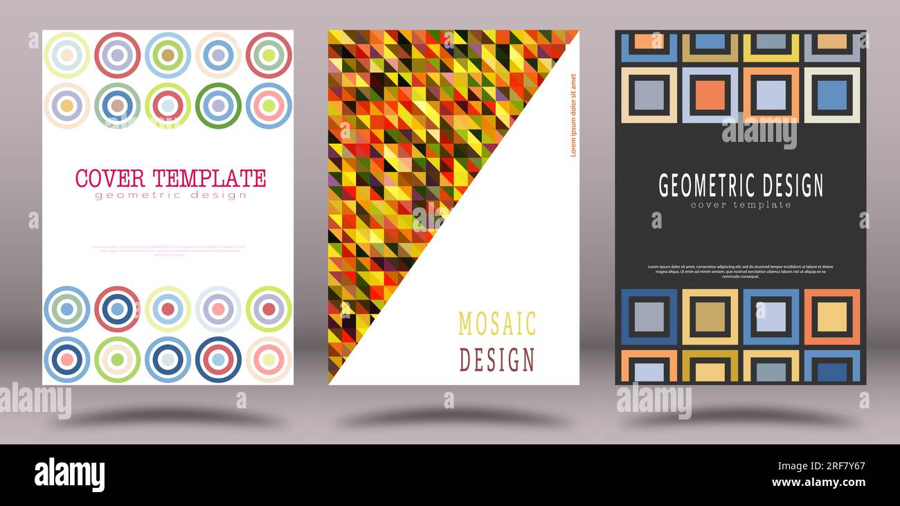 A set of templates for backgrounds, covers, screensavers, websites and ...