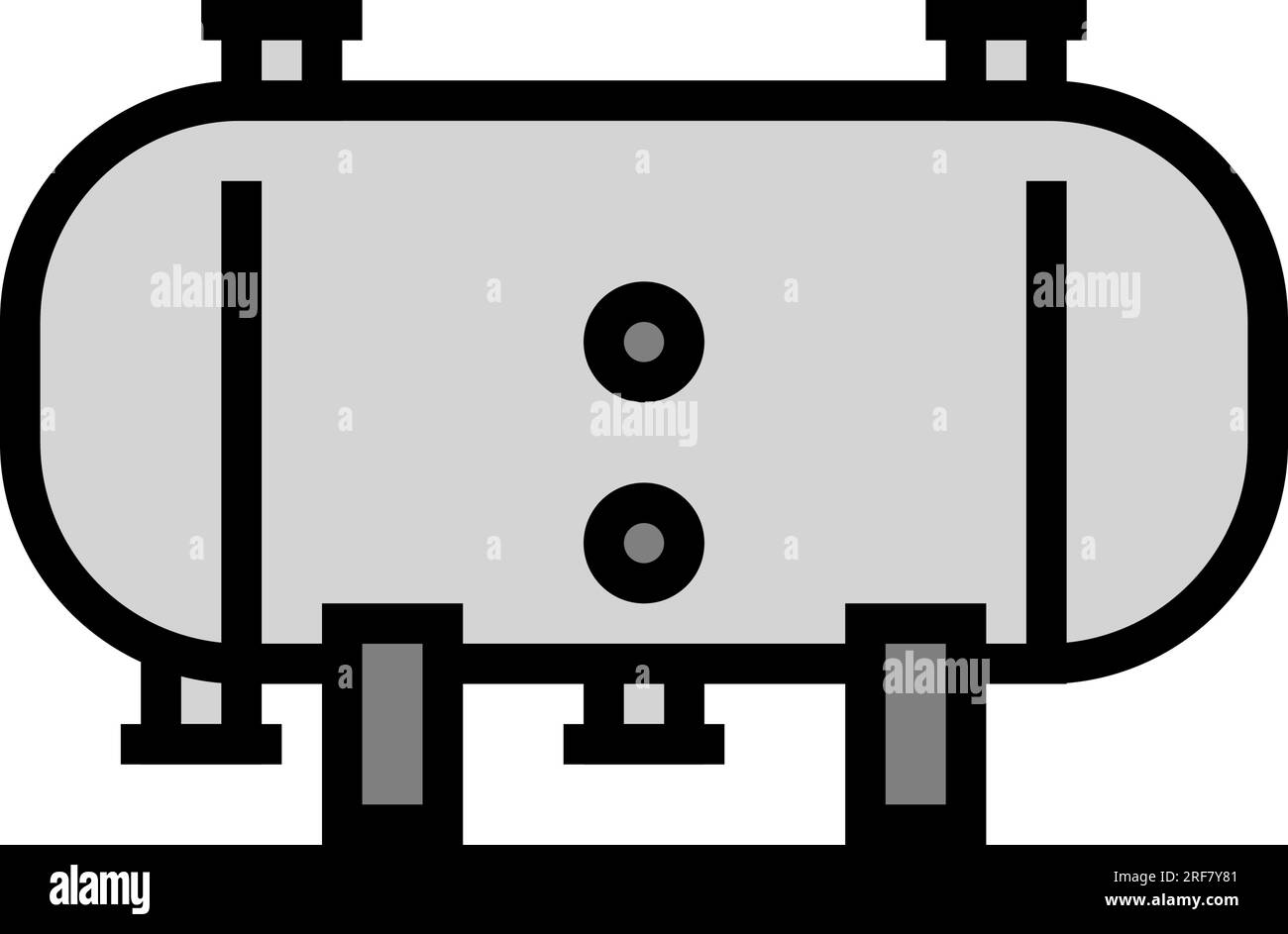 pressure vessel engineer color icon vector illustration Stock Vector ...