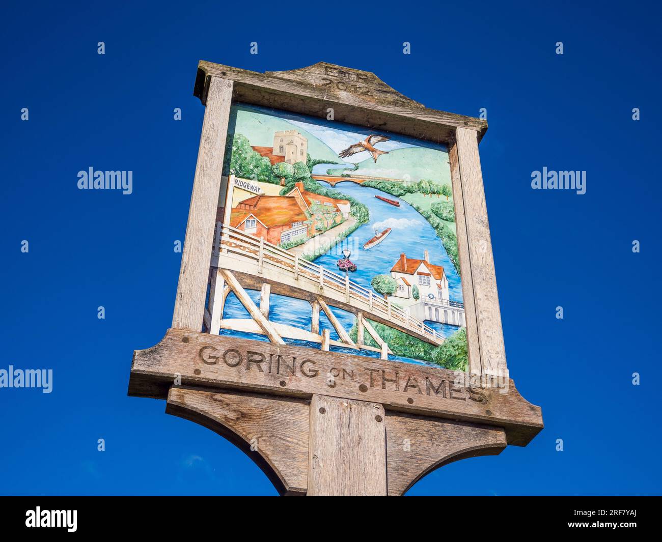 Goring on thames sign hi-res stock photography and images - Alamy