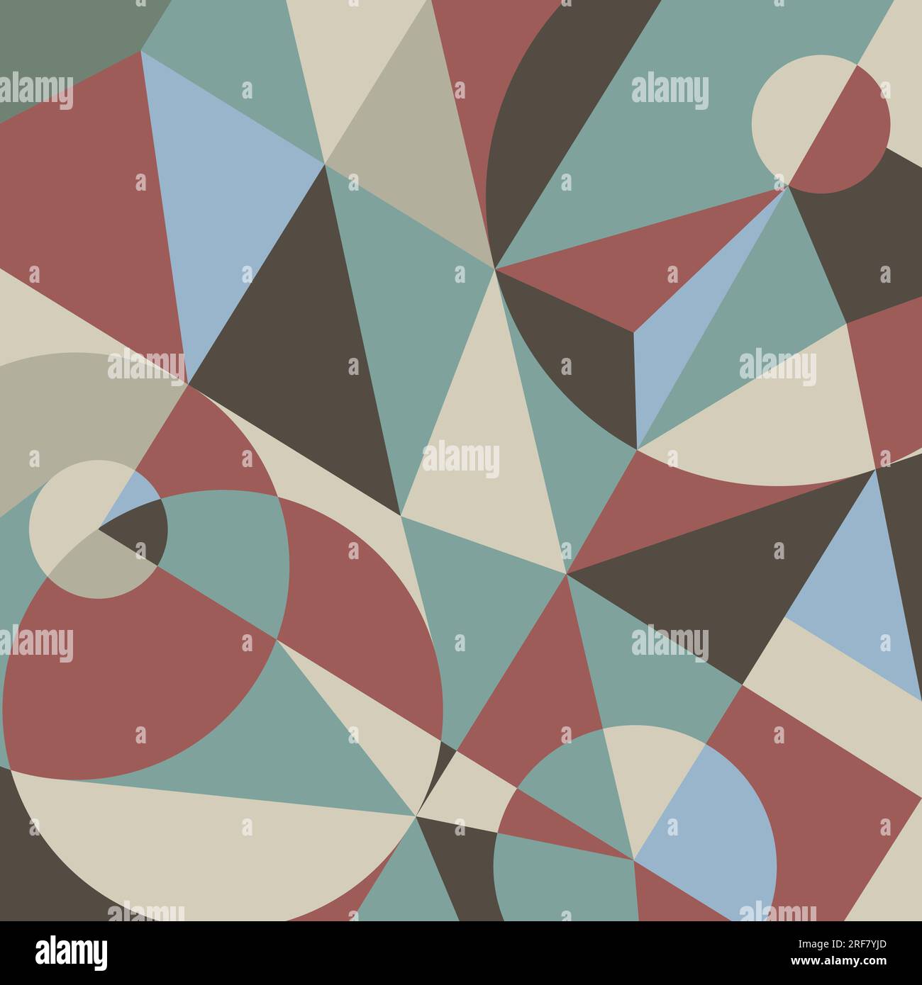 Abstract pattern of arbitrary geometric shapes. Abstract background for ...