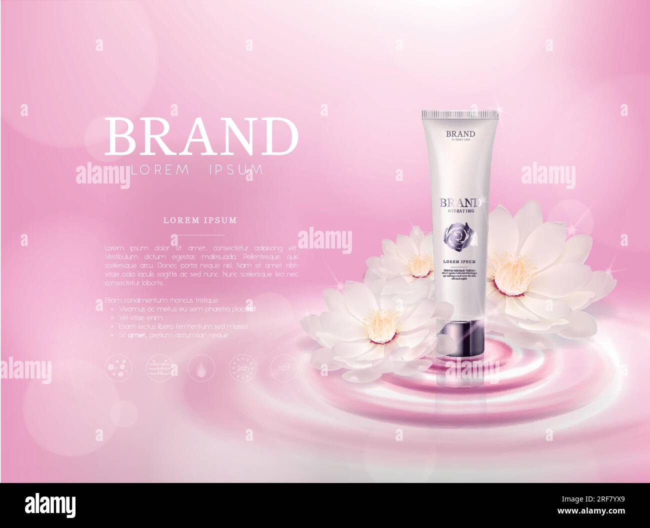 Water lotus effect Stock Vector Images - Alamy