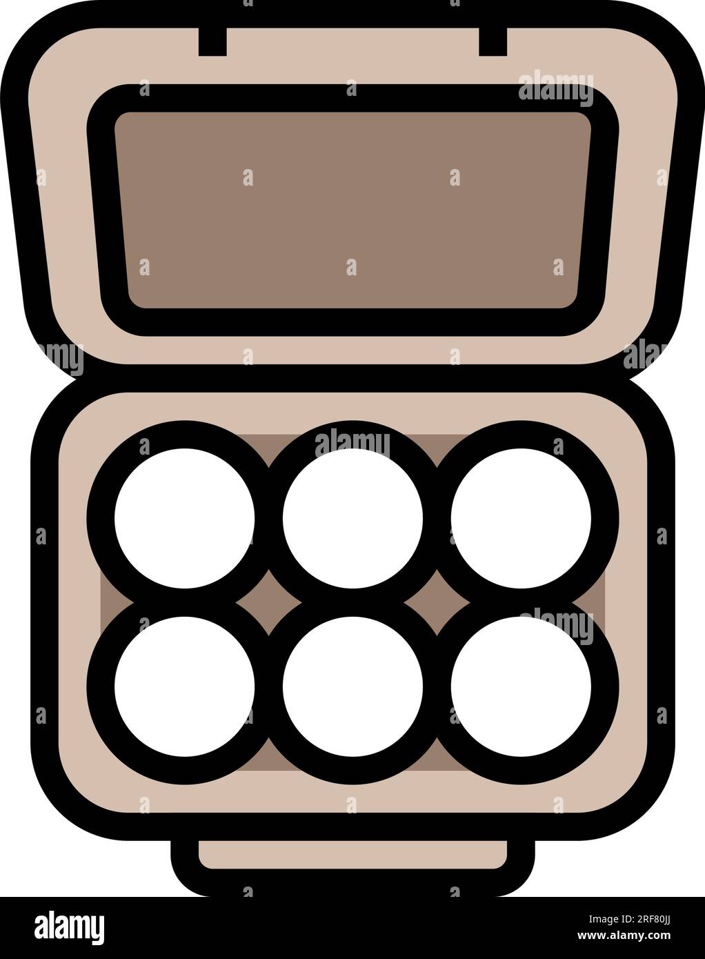 egg box hen color icon vector illustration Stock Vector Image & Art - Alamy