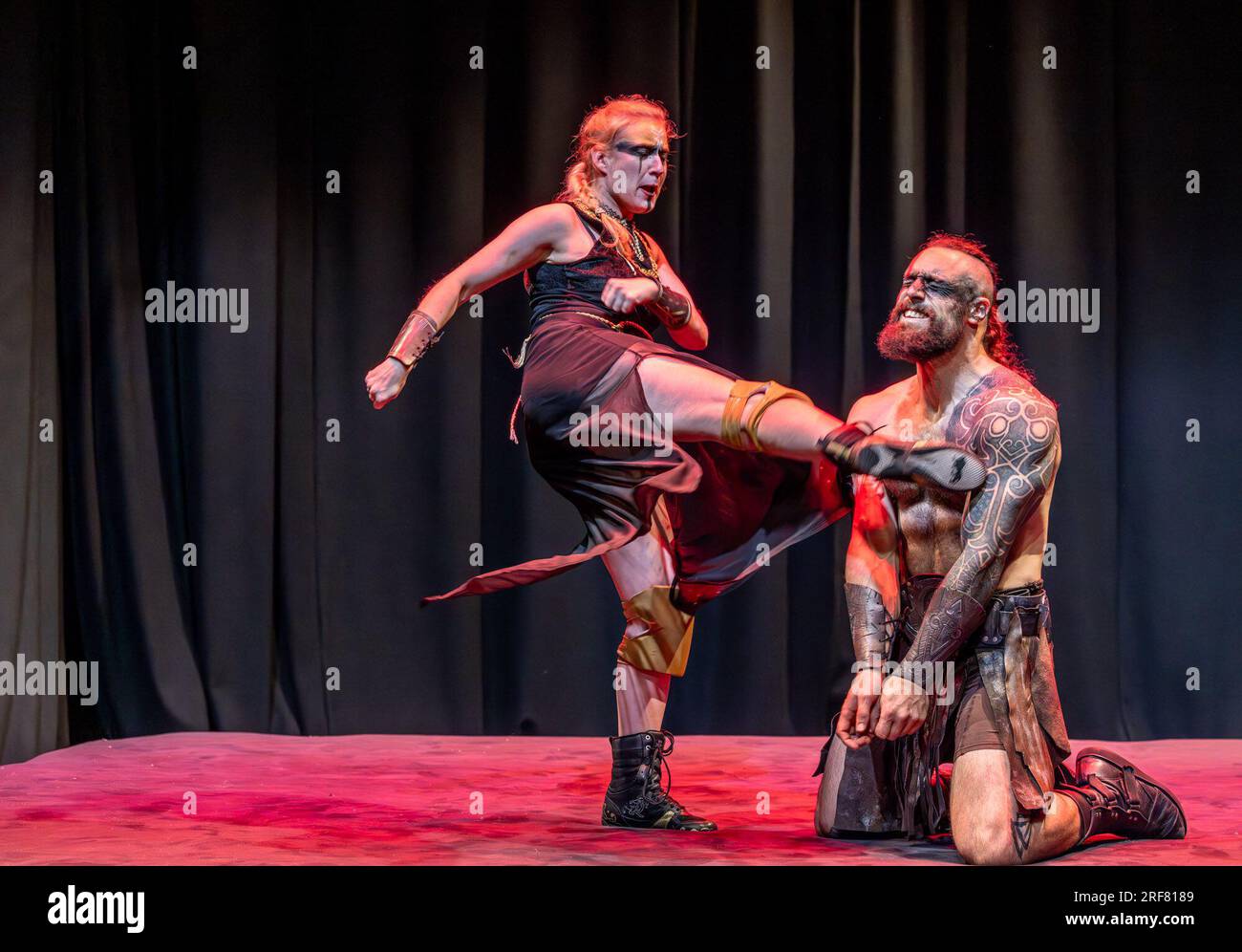 Edinburgh, United Kingdom. 01 August, 2023 Pictured: Mythos: Ragnarök ...