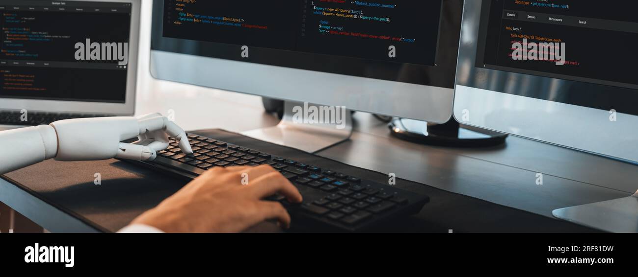 Program Coding Automation By Generative Artificial Intelligence Or Ai Concept Collaboration