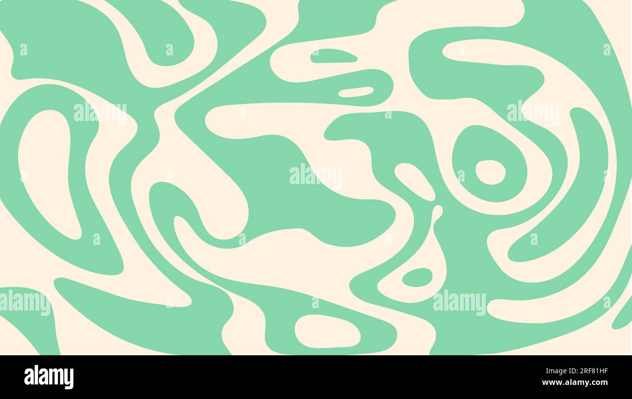 Smooth flow trippy abstract background. Retro 60-70s vector ...