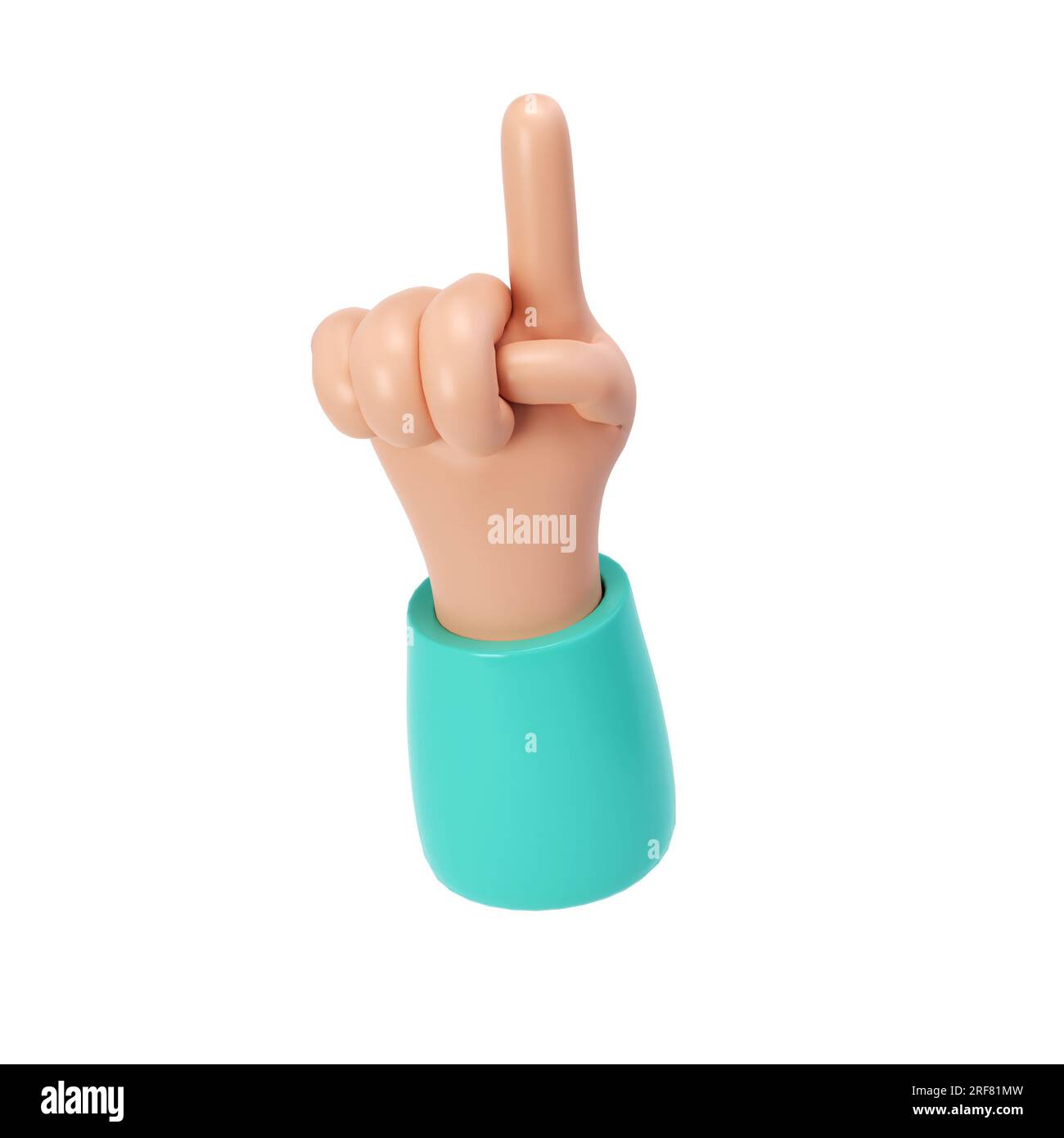 One Finger Clipart