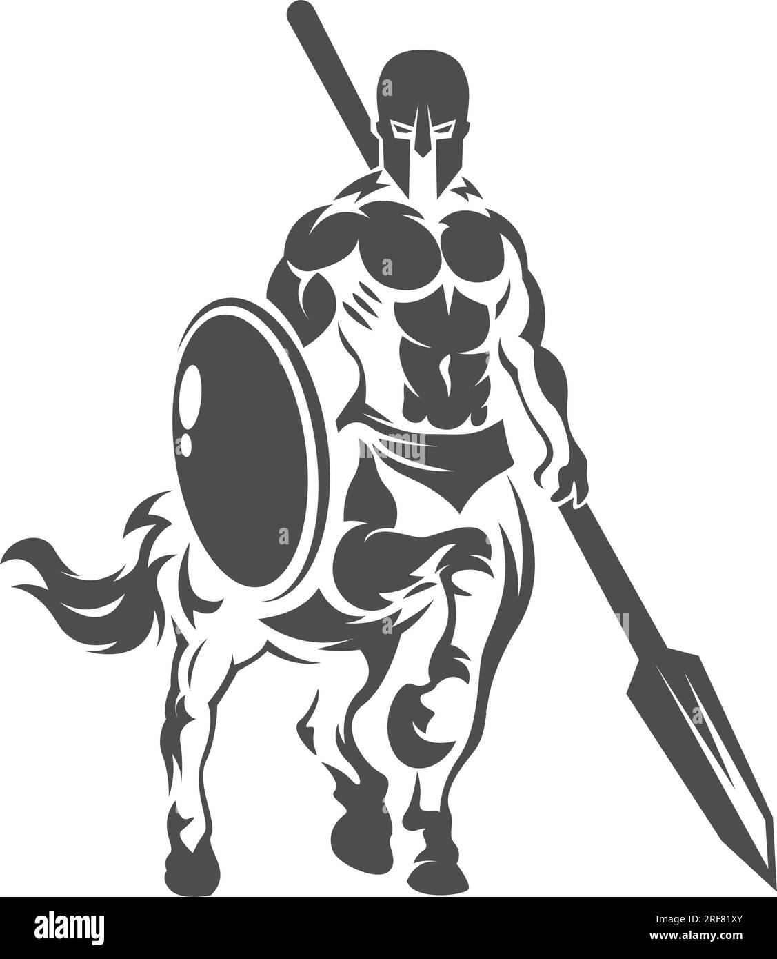 Mythical centaur Black and White Stock Photos & Images - Alamy