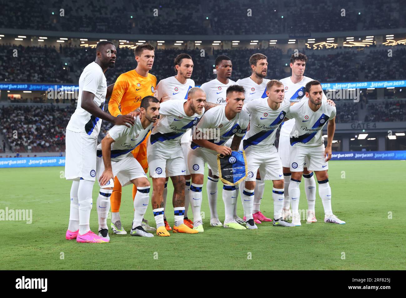 National Stadium, Tokyo, Japan. 1st Aug, 2023. Inter Milan team group ...